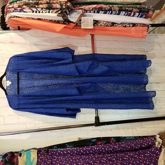 LuLaRoe | Jackets & Coats | Lularoe Shirley Lace Kimono With Angel ...